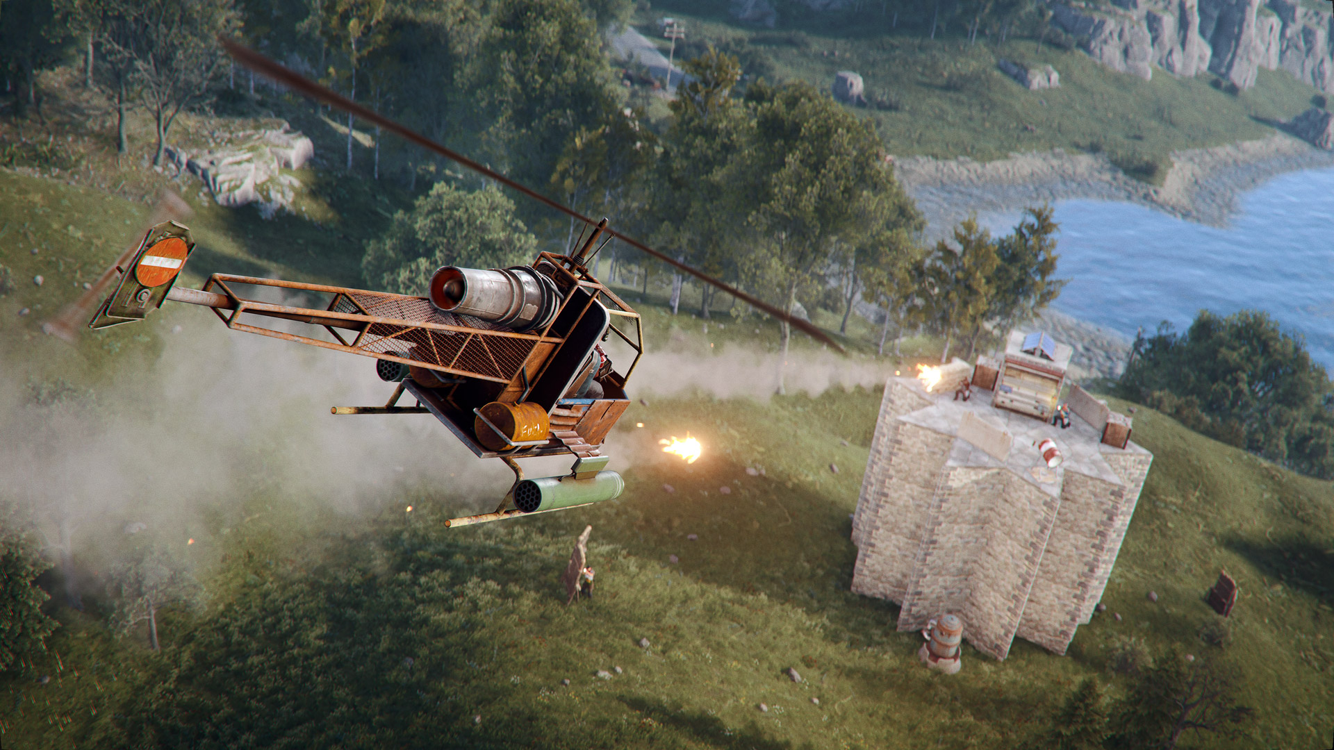Rust Helicopter Attack: Air Combat, New Weapons and More