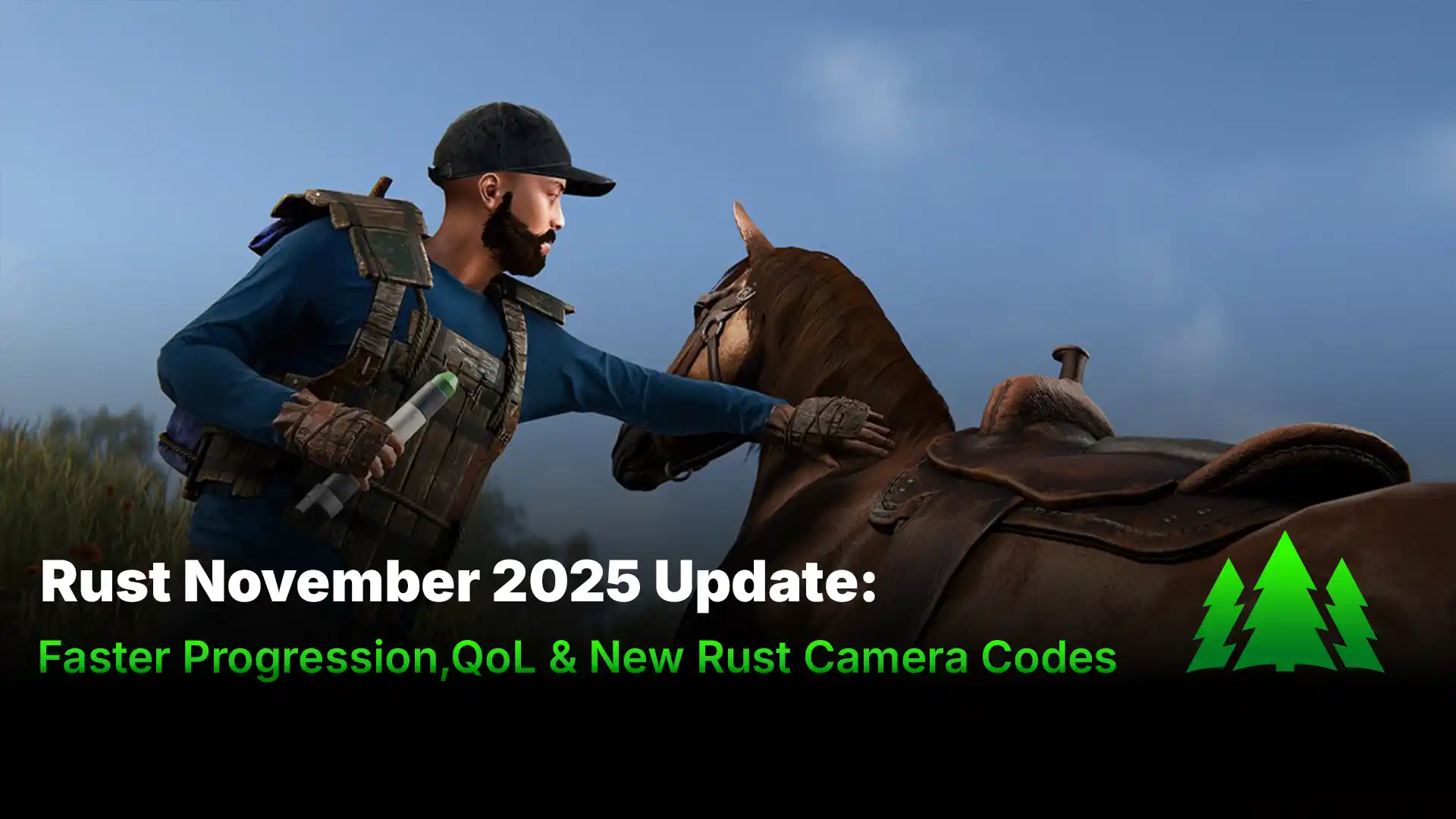 Rust November 2025: Faster Progression, Smarter QoL & New Rust Camera Codes
